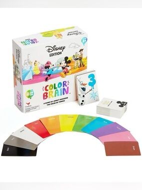 Disney | Games | Disney Edition Color Brain Pixar Trivia Card Game ...